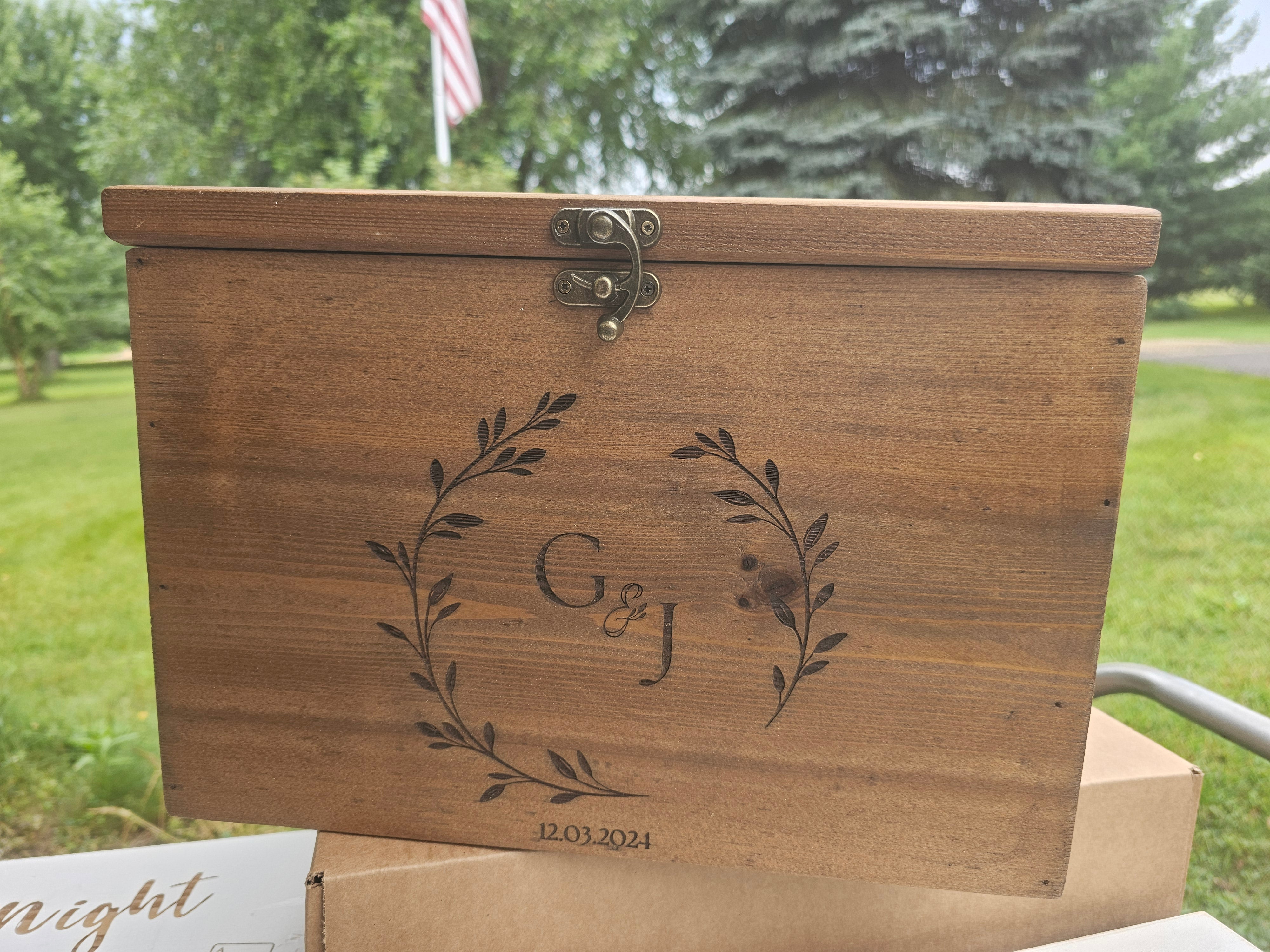 PrimitiveWeddings - Card Box Wedding Card Holder Wooden Wedding Card ...