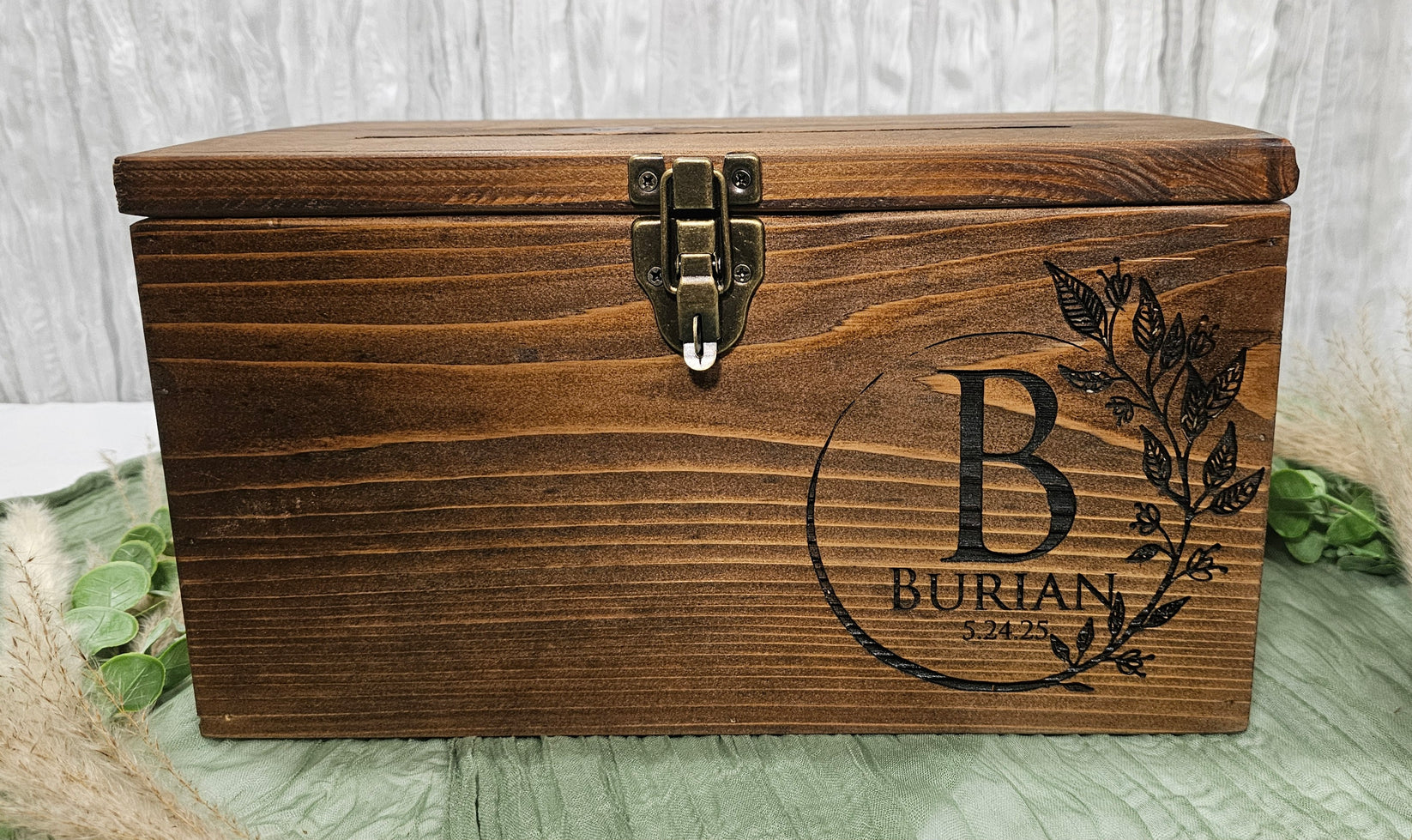 Card Box, Wedding Card box with a slot, Barn Wedding Decor – Primitive ...