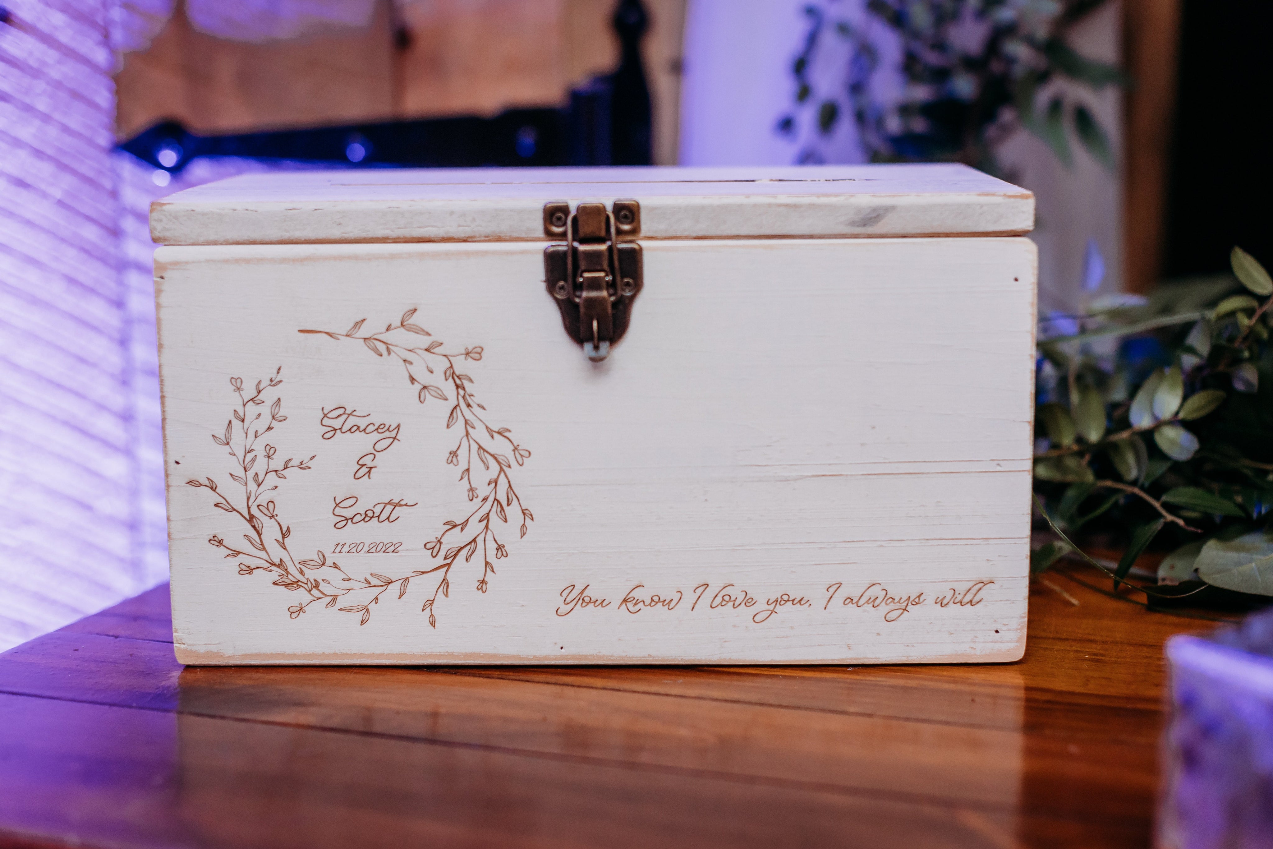 PrimitiveWeddings - Card Box Wedding Card Holder Wooden Wedding Card ...